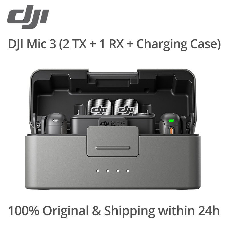 Jual DJI Mic 3 (2 TX + 1 RX + Charging Case) and 1 TX + 1 RX and ...