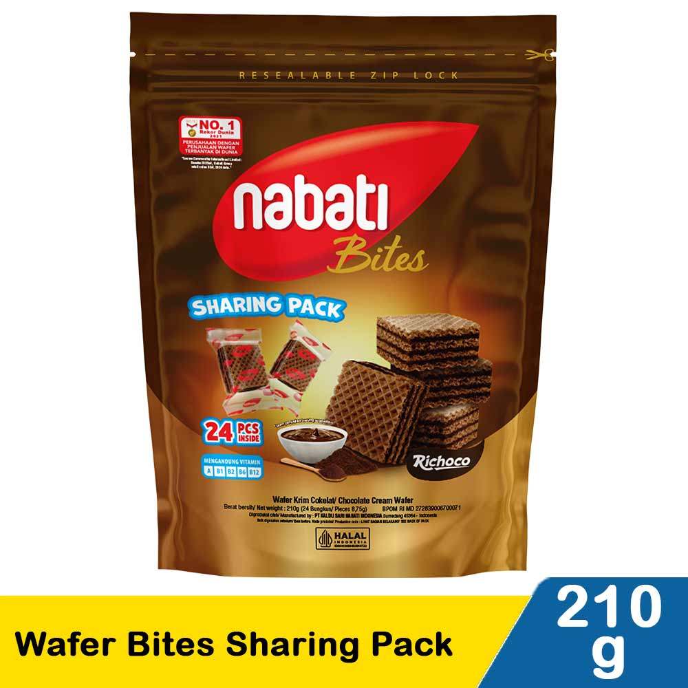 Jual NABATI WAFER BITES SHARING PACK 210g | Shopee Indonesia