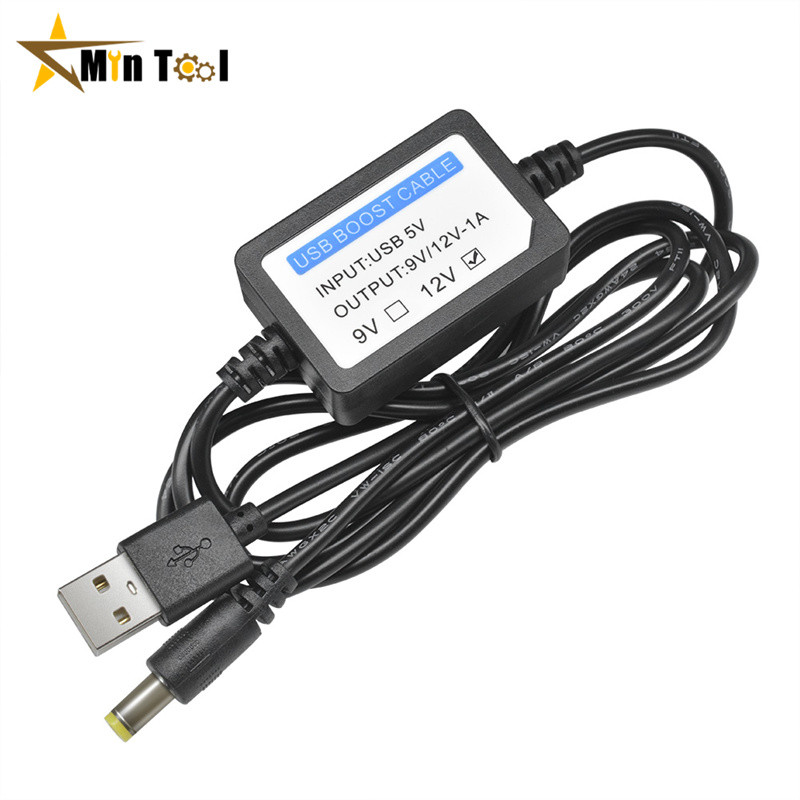 Jual DC-DC 5V to 9V 12V 1A Step Up USB Boost Cable Booster Converter ...