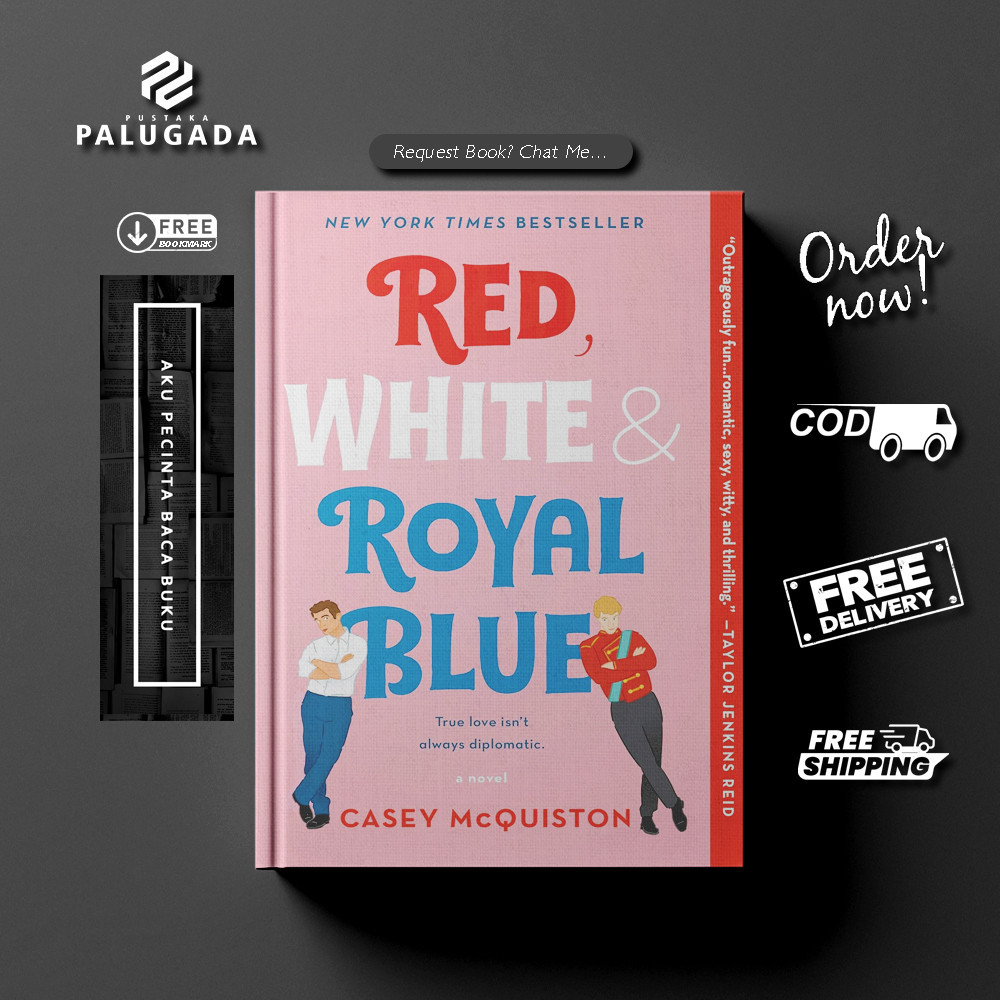 Jual Red, White & Royal Blue by Casey McQuiston | Shopee Indonesia