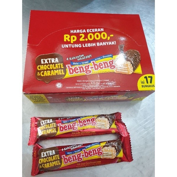 Jual Beng Beng Wafer Chocolate 22gram (17 Pcs) | Shopee Indonesia