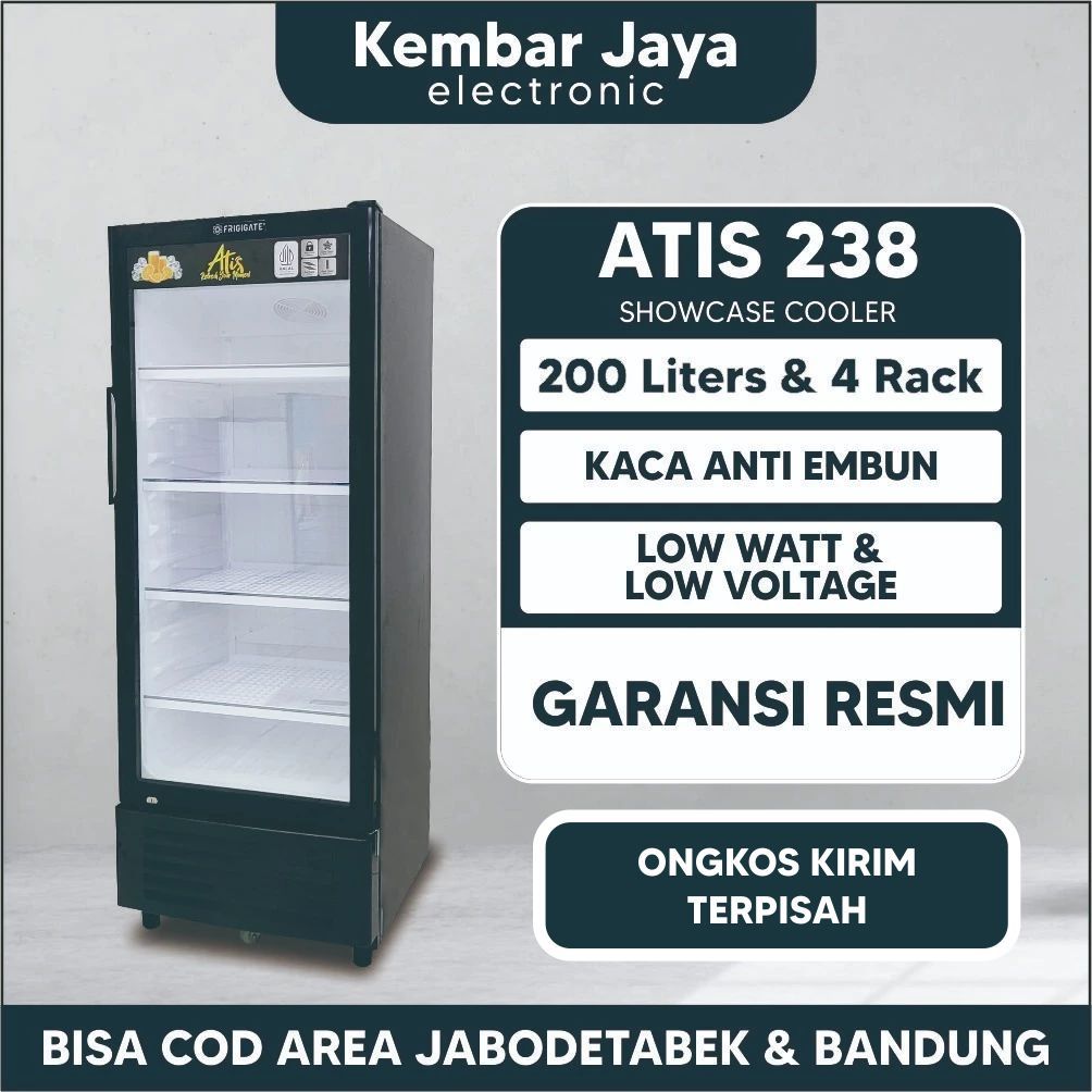 Jual SHOWCASE FRIGIGATE SCA 200 Lemari kaca pendingin kulkas kaca ...