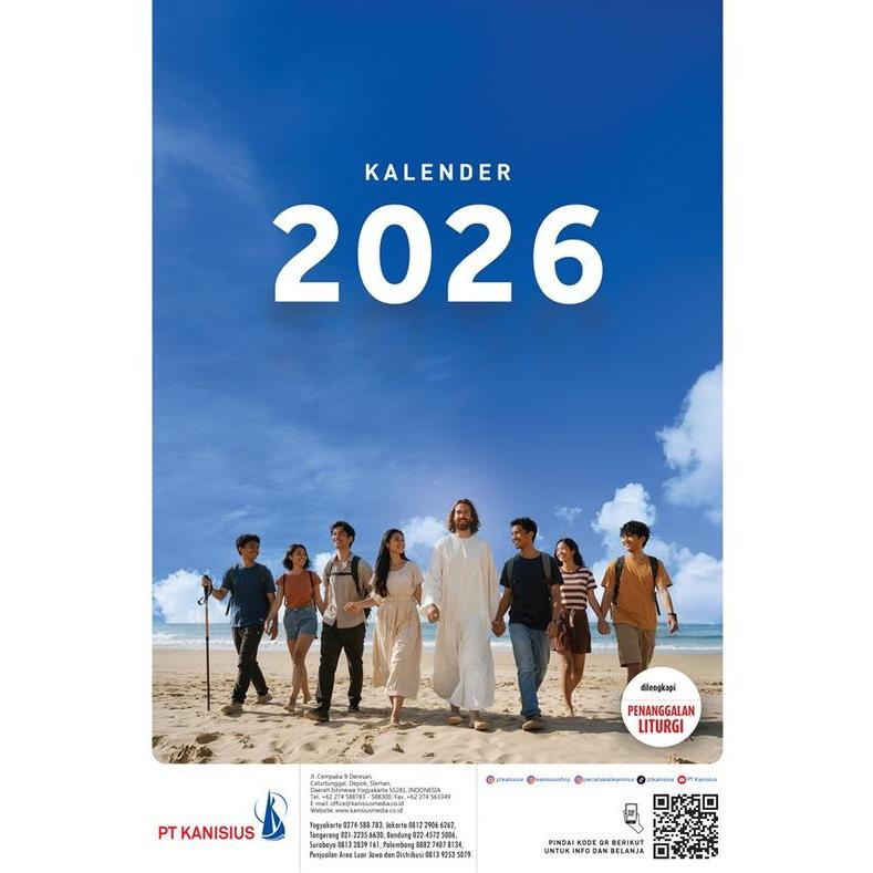Jual Kalender Dinding PT Kanisius 2026 ( + Liturgi ) Terlaris | Shopee ...