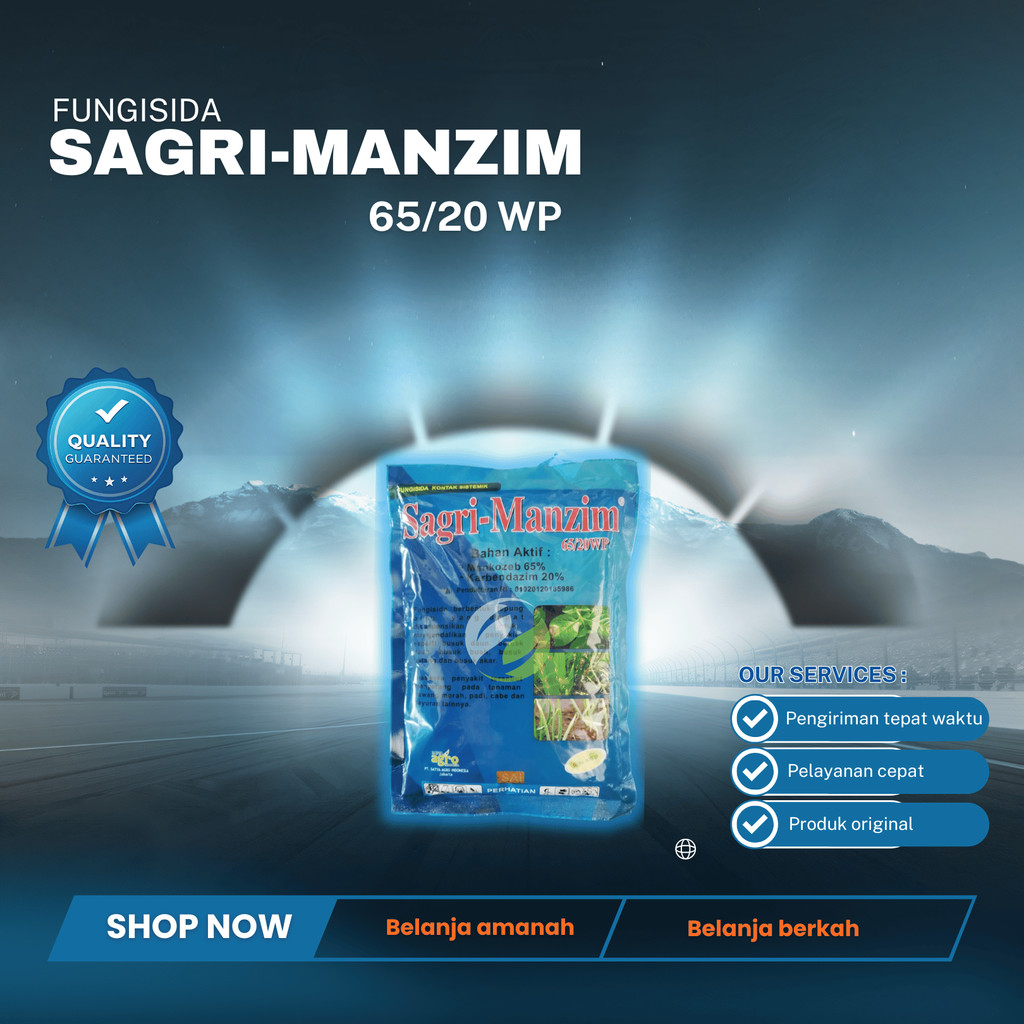 Jual Fungisida Sagri Manzim untuk mengendalikan bercak daun atau lodoh ...