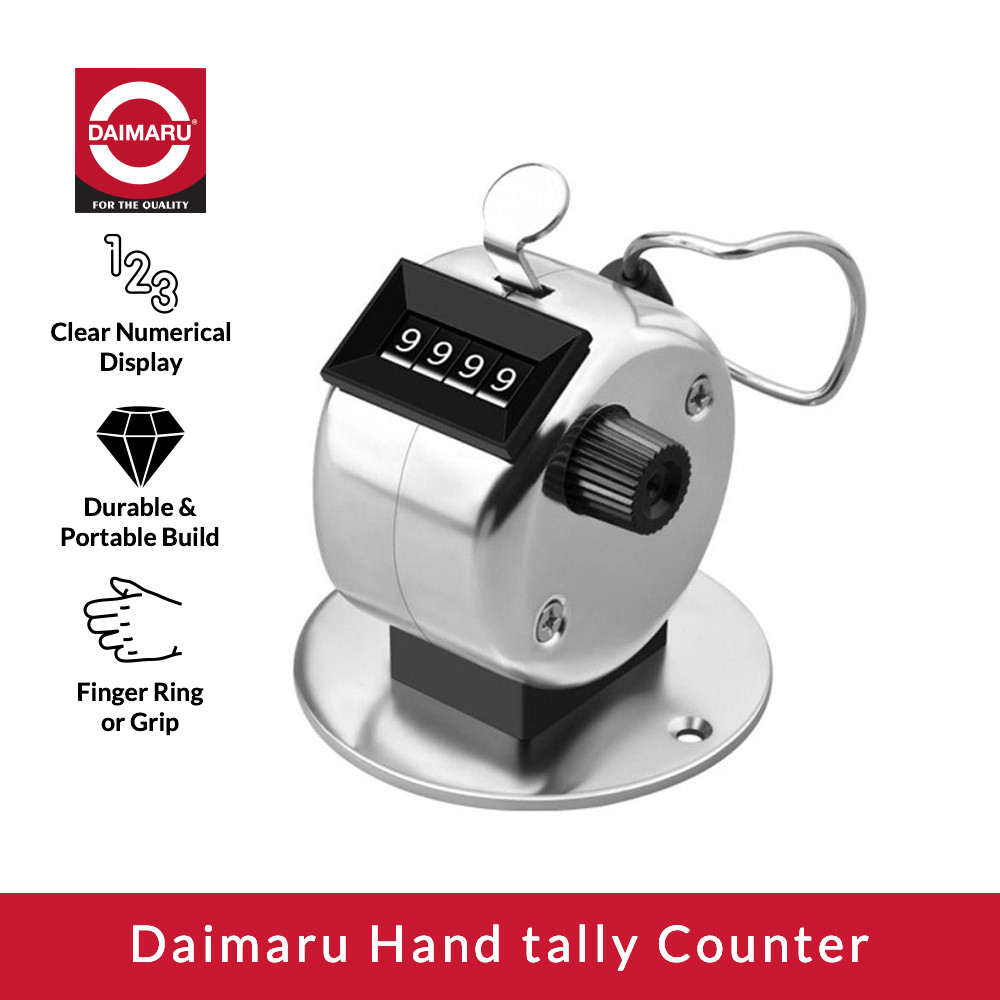 Jual Daimaru Hand Tally Counter Alat Hitung Cepat Manual Metal Original ...