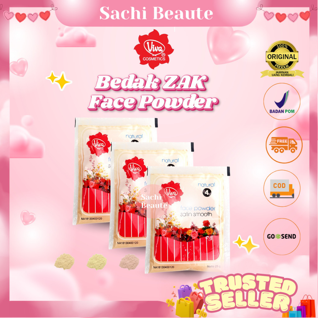 Jual Viva Bedak Zak FULL Supermini all shade (Refill - Face Powder ...