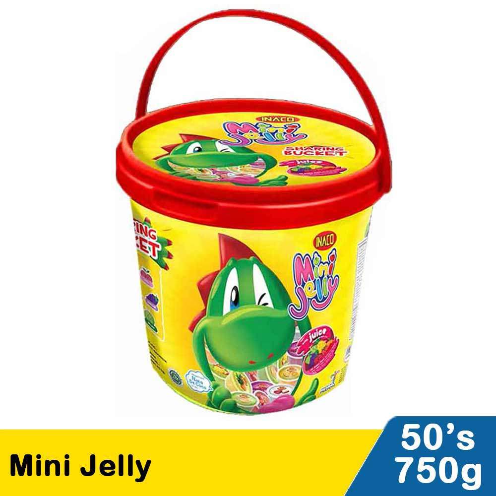 Jual INACO JELLY MINI SHARING BUCKET 50'S 750g | Shopee Indonesia