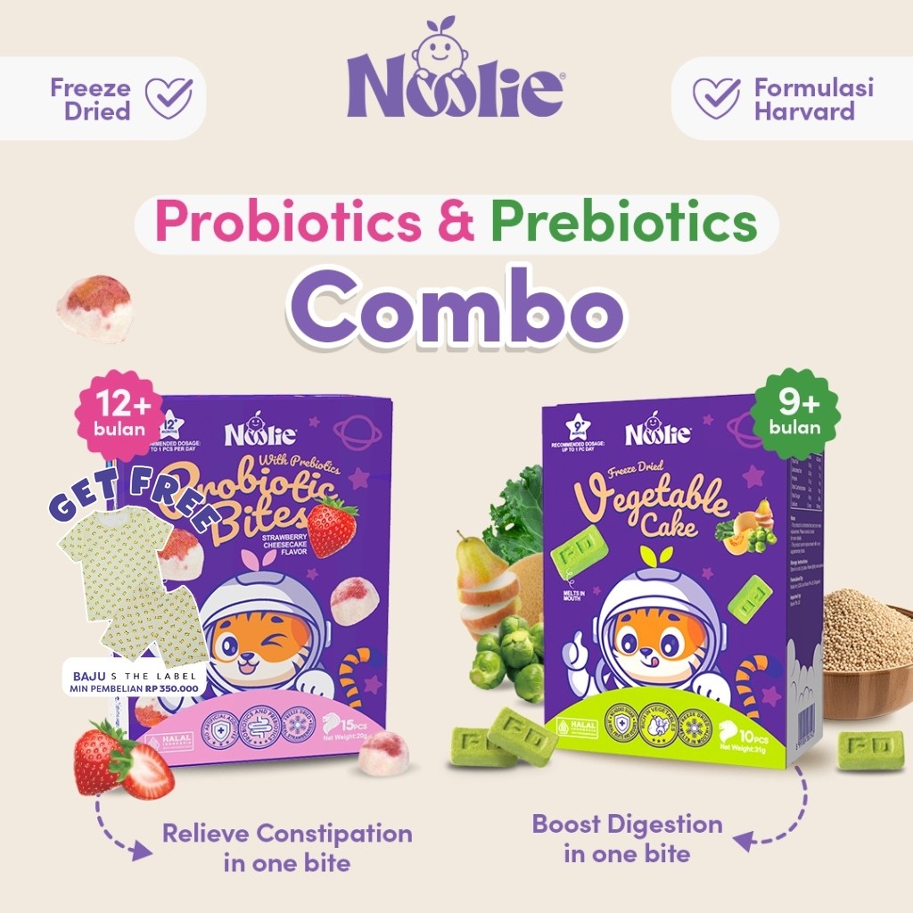 Jual [Bundle of 2 ] 1 Noolie® Probiotics Bites & 1 Freeze Dried ...