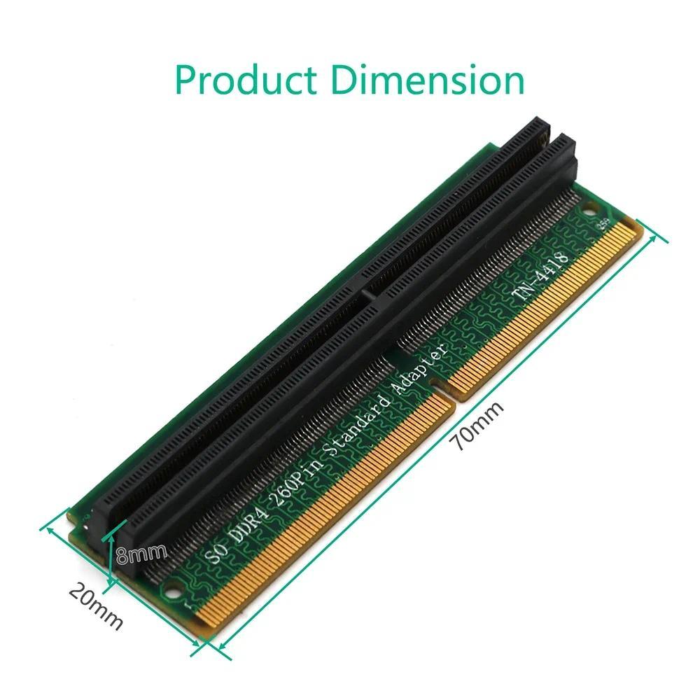 Jual DDR4 SO MM Adapter Memory Riser Card SO DDR4 260Pin Memory Test ...