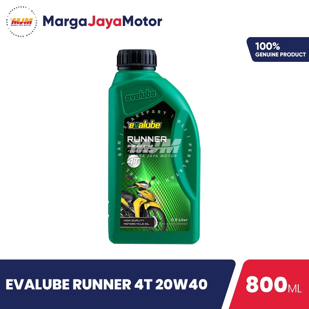Jual Evalube Runner 4T 20W-40 0.8L | Shopee Indonesia