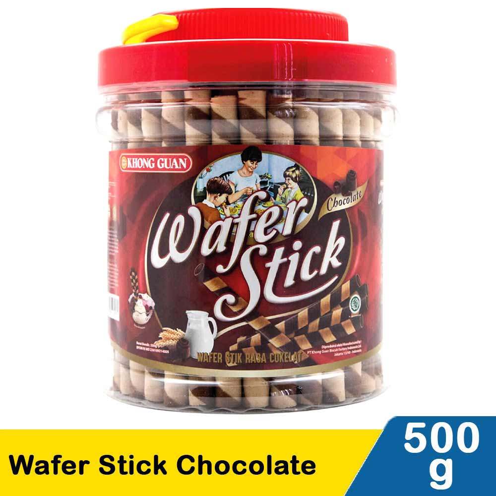 Jual KHONG GUAN WAFER STICK CHOCOLATE 500g | Shopee Indonesia