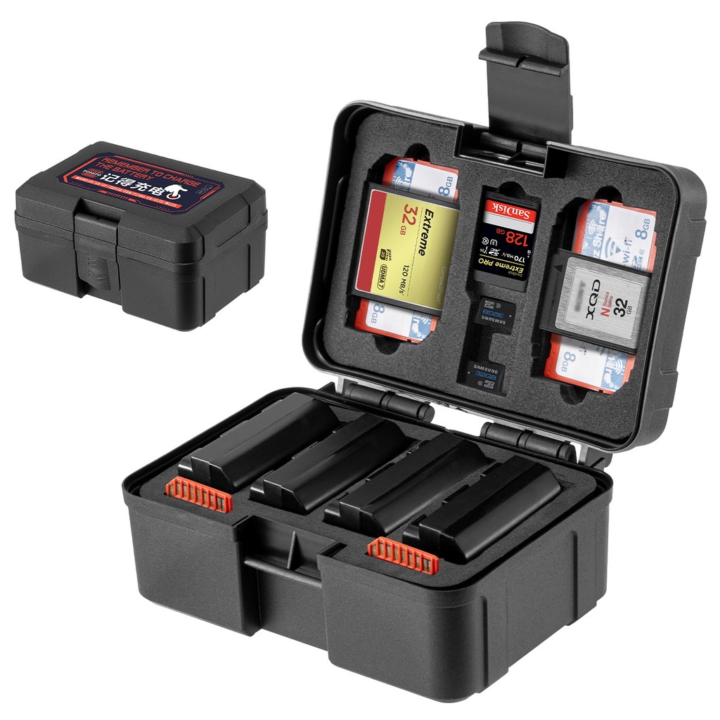 Jual FOMITO Portable Camera Battery Case Memory Card Organizer Holder ...