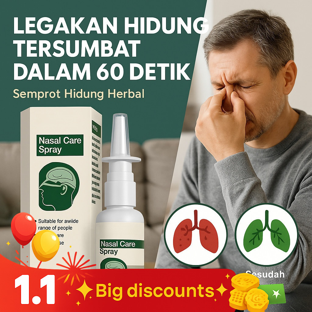 Jual Pengiriman Cepat 24 Jam/Nasal care spray original/ Hidung ...