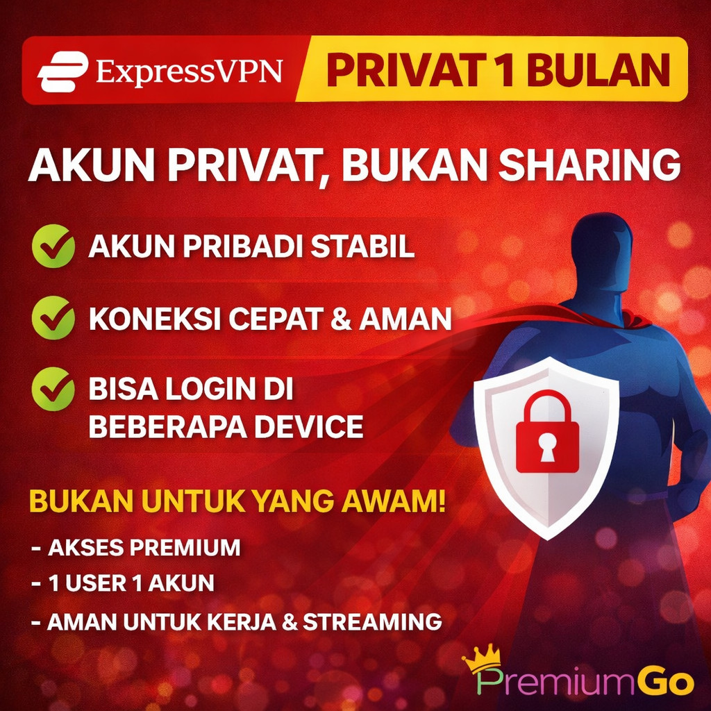 Jual Express VPN PRIVAT 1 Bulan Full Speed Aman Kerja & Streaming ...