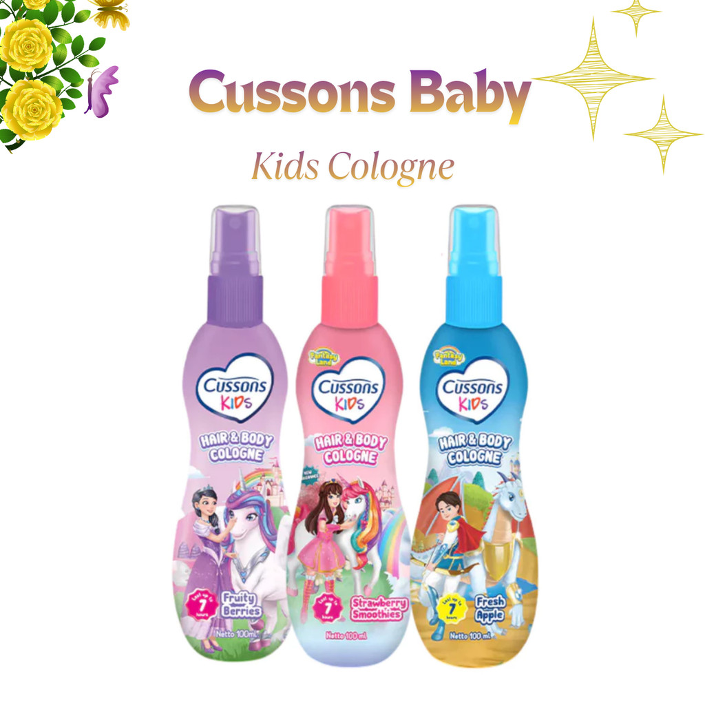 Jual Cussons Kids Hair and Body Cologne 100ml/Parfum Anak | Shopee ...
