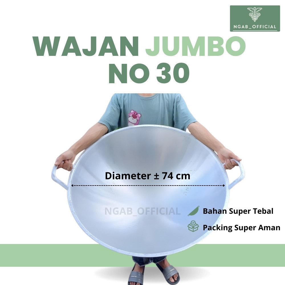 Jual Ngab_Official - wajan penggorengan besar super jumbo anti lengket ...