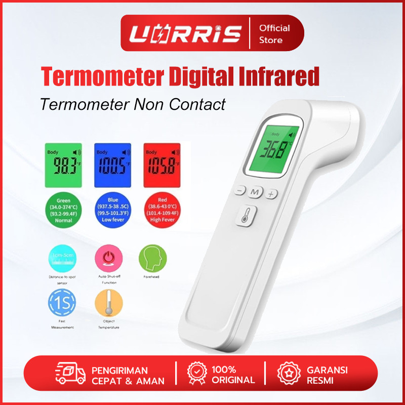 Jual Termometer Digital Infrared Termometer Suhu Tubuh Digital ...