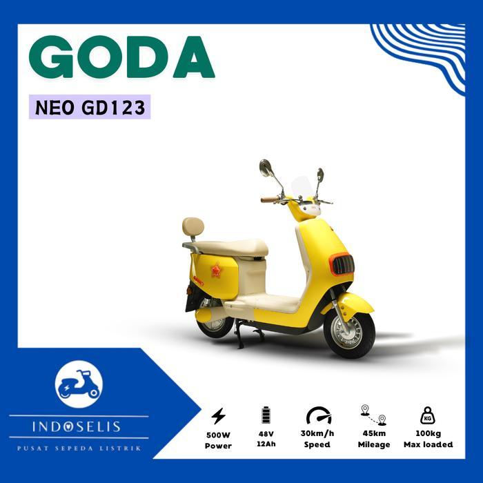 Jual Sepeda Listrik GODA NEO GD123 600W | Original | Garansi Resmi i ...