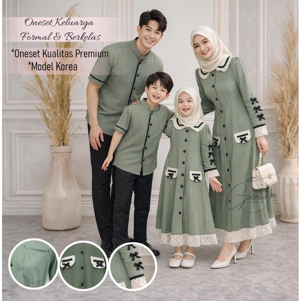 Jual Ilook | Set Couple Adista Knit Waffle Sarimbit Keluarga Suami ...