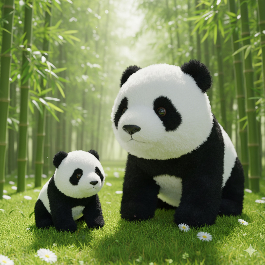 Jual TM/ Boneka Plush Toys Hewan Animal Panda Kecil Besar Lucu Soft ...