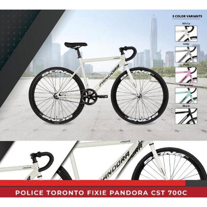 Jual SEPEDA FIXIE ROAD BIKE ELEMENT POLICE PANDORA 700C REM TORPEDO ...