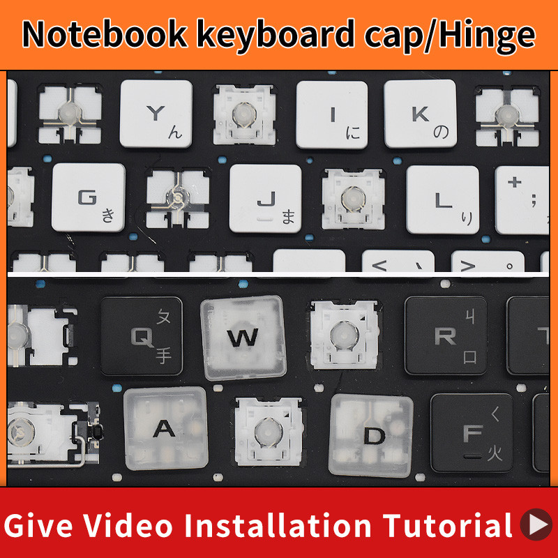 Jual Reacement Keycap Key cap &Scissor Clip&Hinge For ASUS ROG Zephyrus ...