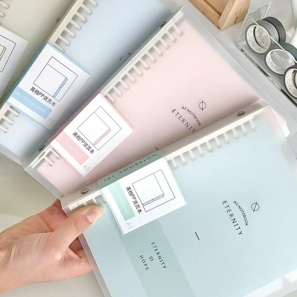 Jual Binder A5/B5 Notebook Aesthetic Buku Tulis Sekolah Lucu Binder ...