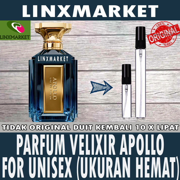 Jual ORIGINAL VELIXIR APOLLO FOR UNISEX EDP EAU DE PARFUM UKURAN HEMAT ...