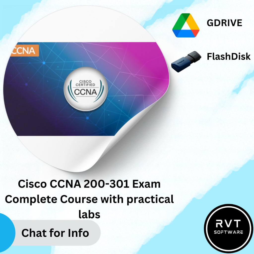Jual Video Tutorial Networking Cisco CCNA 200-301 Exam Complete Course with practical labs ...