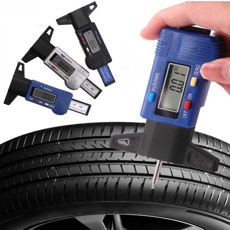Jual gital Car Tyre Tire Tread Depth Gauge Meter Auto Tire Wear ...