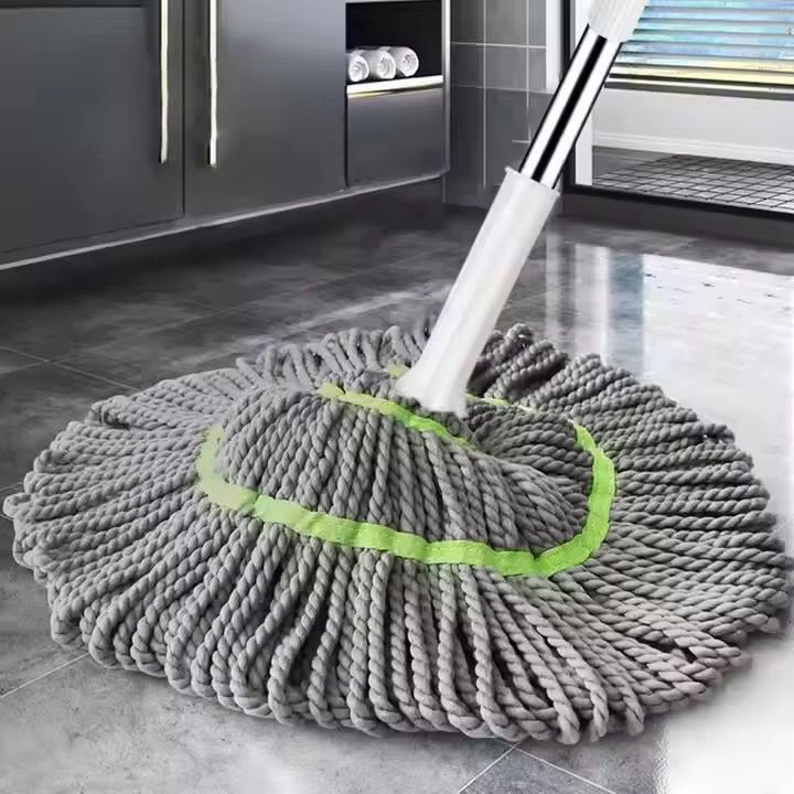 Jual Alat Pel Lantai Otomatis Twist Mop Bahan Tambang Halus Pel Lantai ...