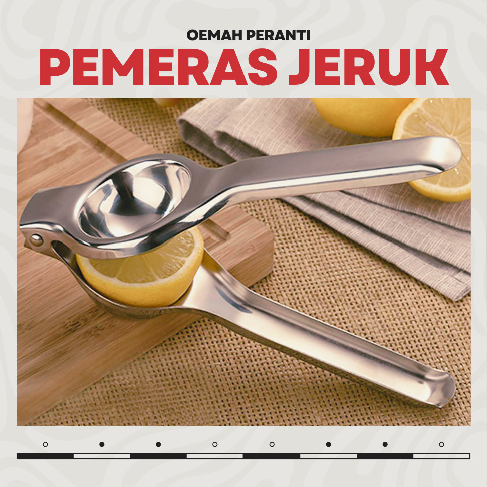 Jual Alat Pemeras Jeruk Lemon Manual Stainless Steel Perasan Buah ...
