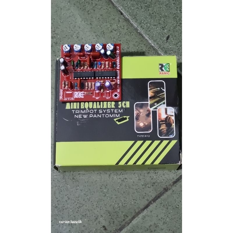Jual kit audio equalizer mini 5 channel mono type 644/ 872 trimpot ...
