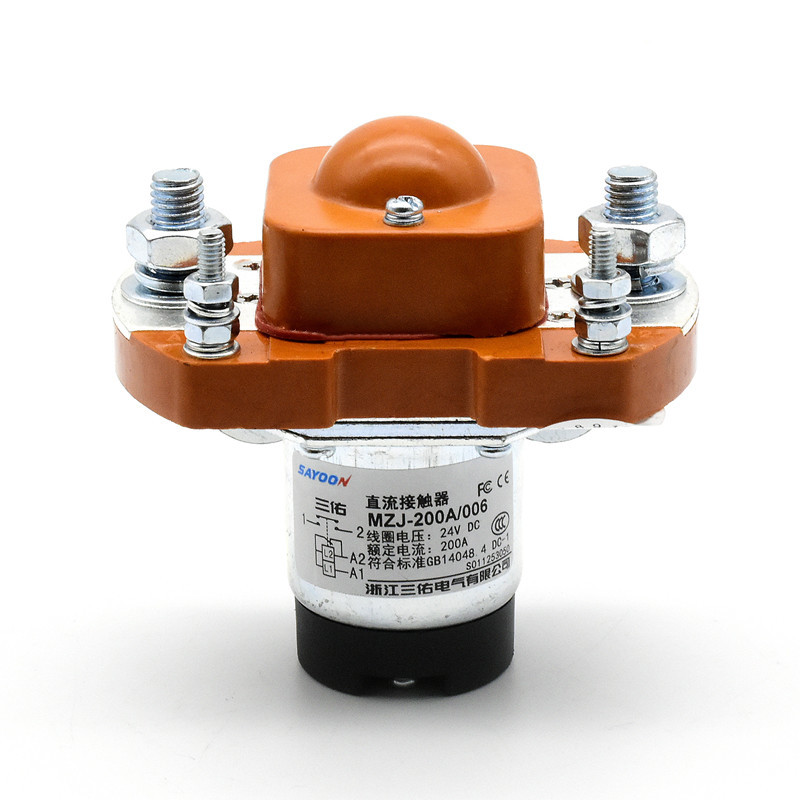 Jual MZJ-200A ZJ200A SZJ200A DC24V 48V 12V DC Contactor For Electric ...