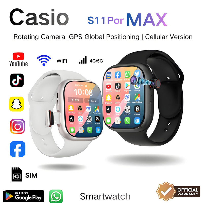 Jual Bisa hotspot / Bisa video Call Casio M16 Smartwatch LDS 5G Sim ...