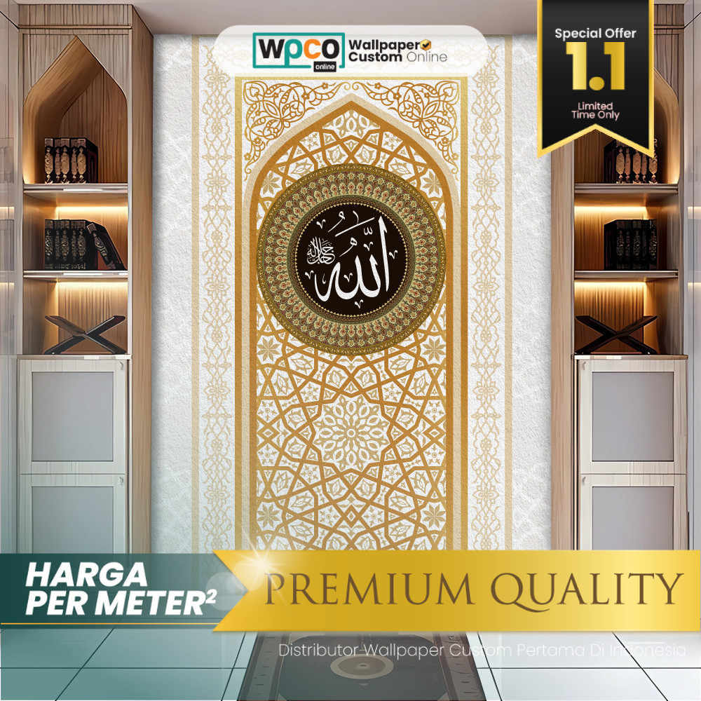 Jual Wall Banner Custom - Wall Banner Mihrab - Wall Banner Motif Religi ...