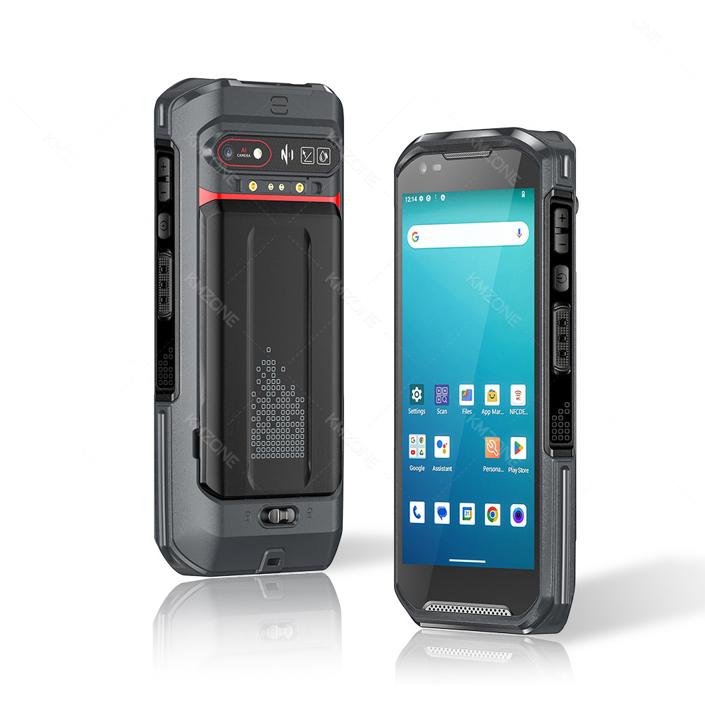 Jual 4G Android 13 Terminal 2D Barcode Scanner with Grips MTK6769 ...