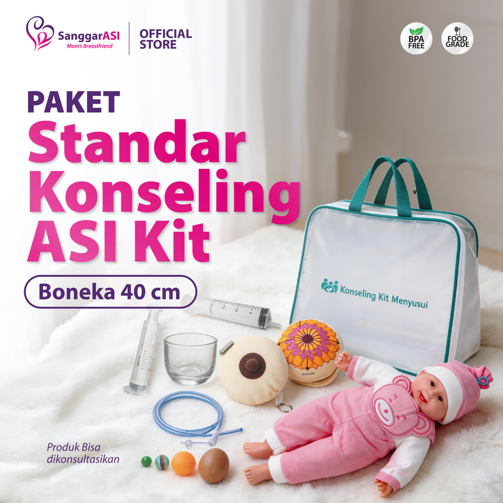 Jual [Sanggar ASI] PAKET KONSELING KIT MENYUSUI 40 CM/ PAKET KONSELING ...
