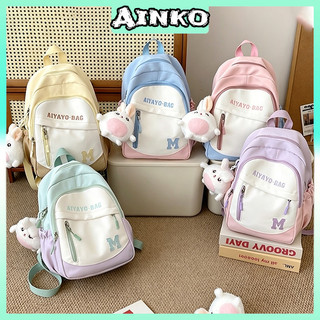 Jual Warna Tabrakan Dopamin Ransel Lucu Tas Sekolah Siswa Korea Import ...