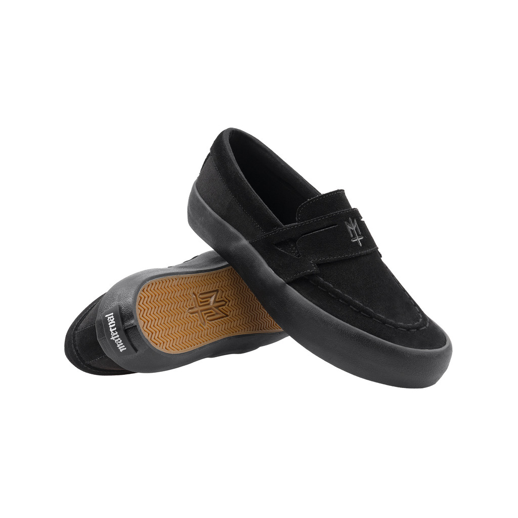 Jual SEPATU SLIP ON SUEDE LOKAL BRAND CASUAL SIMPLE PRIA HITAM ORIGINAL ...