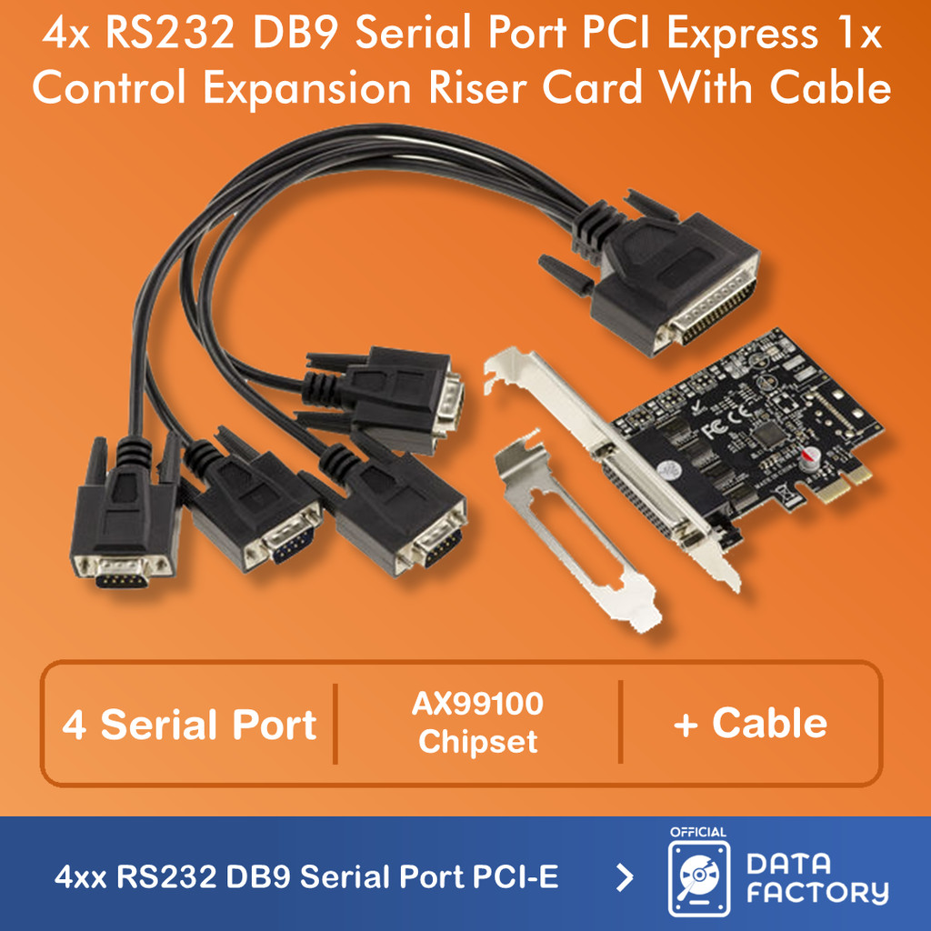 Jual PCIE RS232 SERIAL 4 PORT / PCI EXPRESS RS232 SERIAL 4PORT DB9 ...