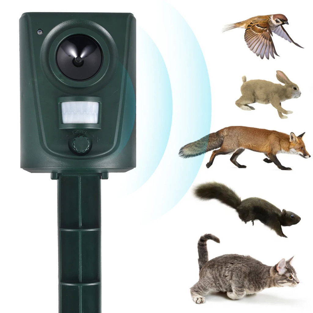 Jual Animal Repeller Outdoor Ultrasonic Repellent New Sensor Garden ...