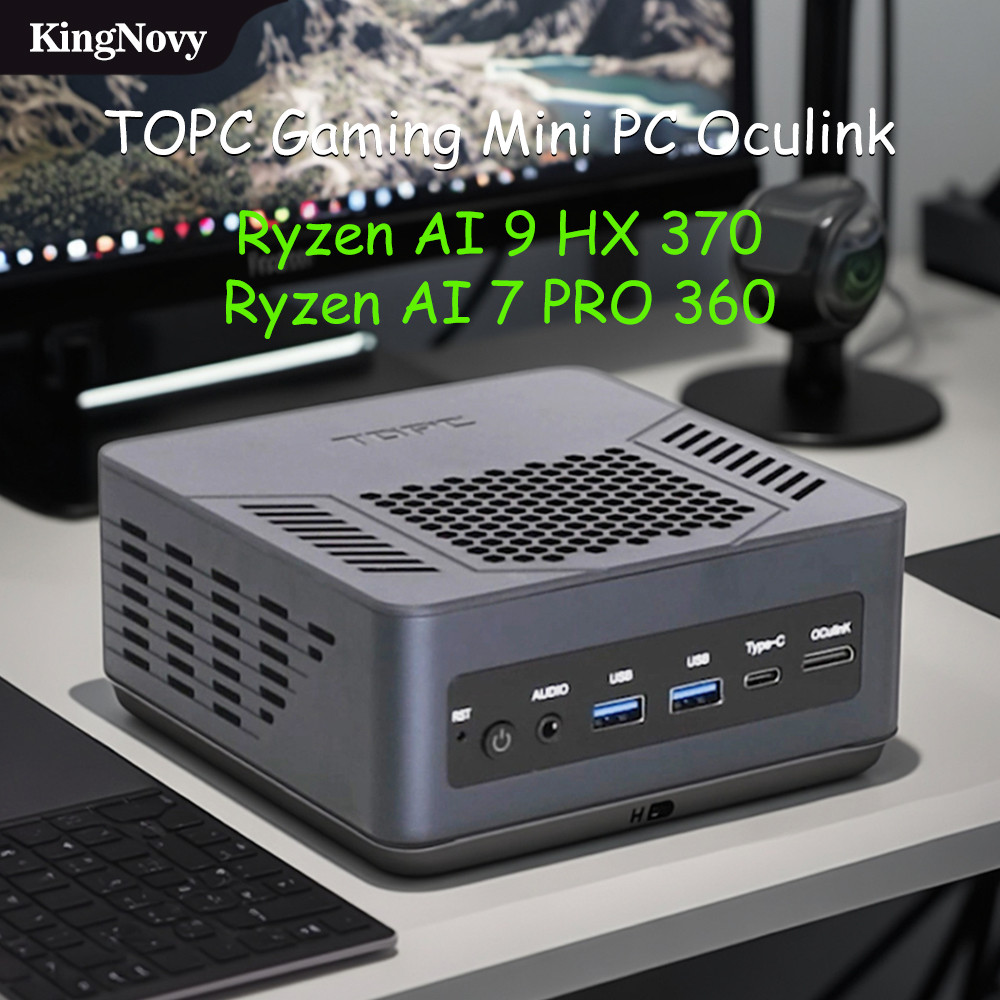 Jual TOPC Mini PC AMD Ryzen AI 9 HX 370365, Ryzen 7 PRO 360 Gaming ...