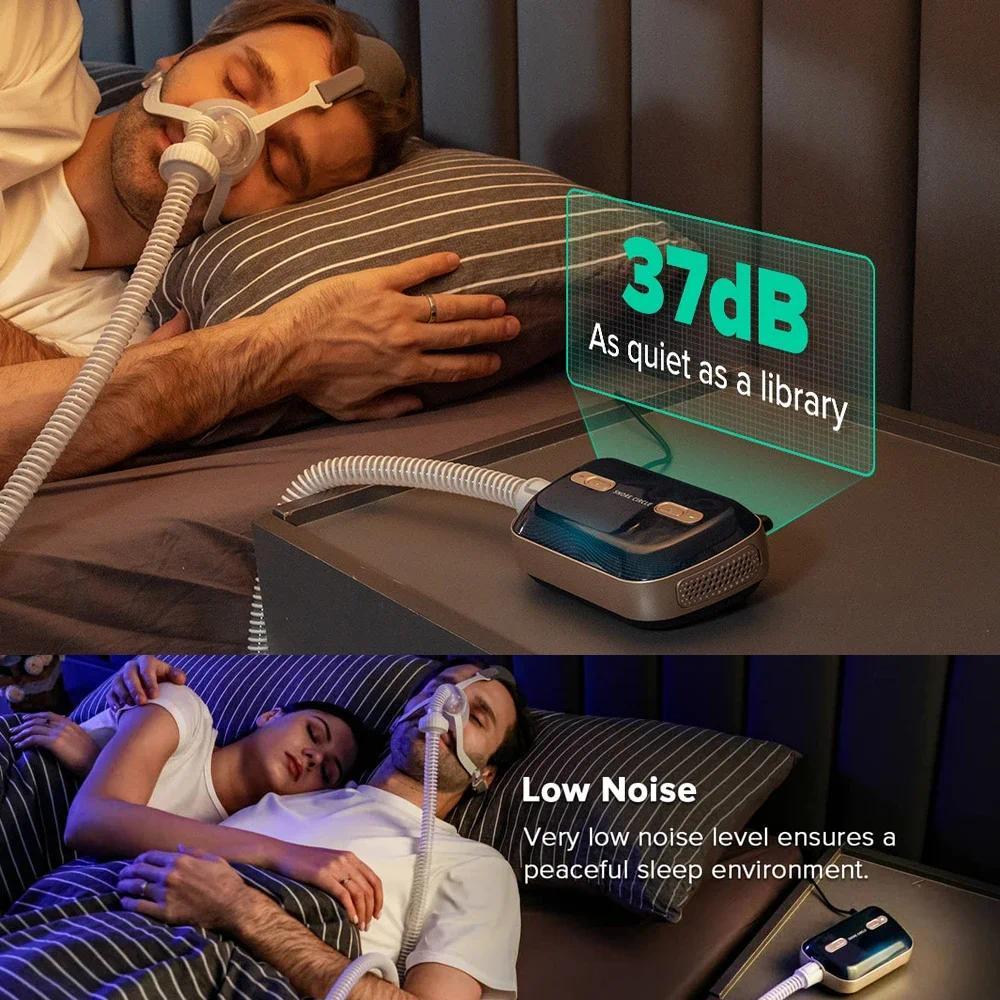 Jual Portable Bluetooth CPAP APAP Ventilator Anti Snoring And Sleep ...