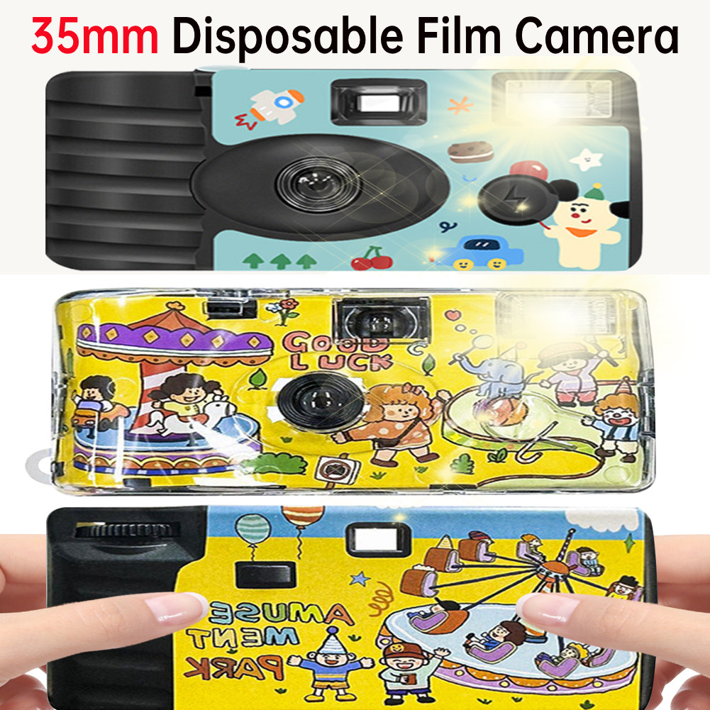 Jual 35mm sposable Film Camera with Flash Single Use Camera 400 ISO ...