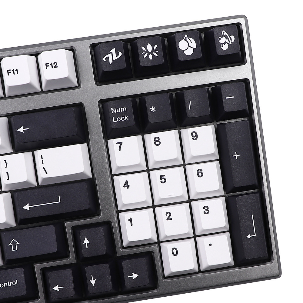 Jual GMKKEY Dye Sublimation Keycaps Cherry Profile German French ...