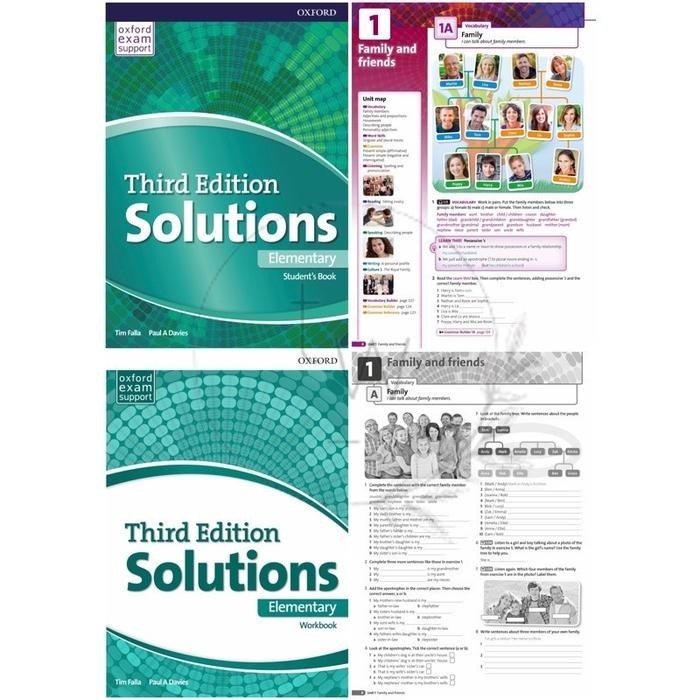 Jual Oxford Solutions (third edition) Elementary / Pre-Intermediate ...