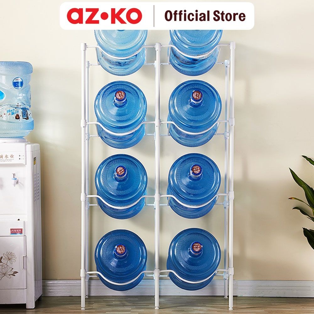 Jual AZKO Stora Rak Besi Galon Tempat Penyimpanan Galon Air Minum Rak ...