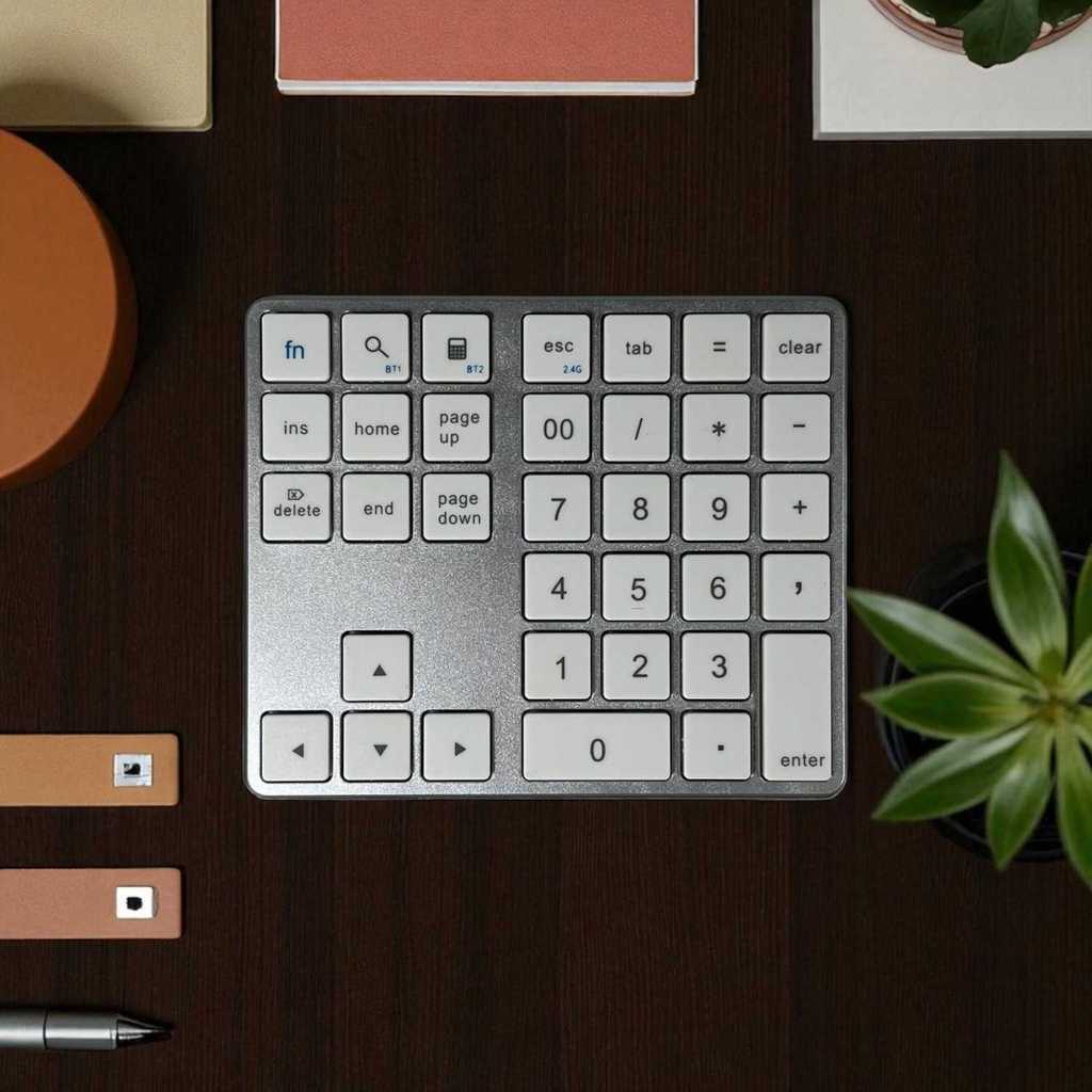 Jual MRSVI Keyboard Numeric Numpad Wireless 2.4GHz Bluetooth Silent ...