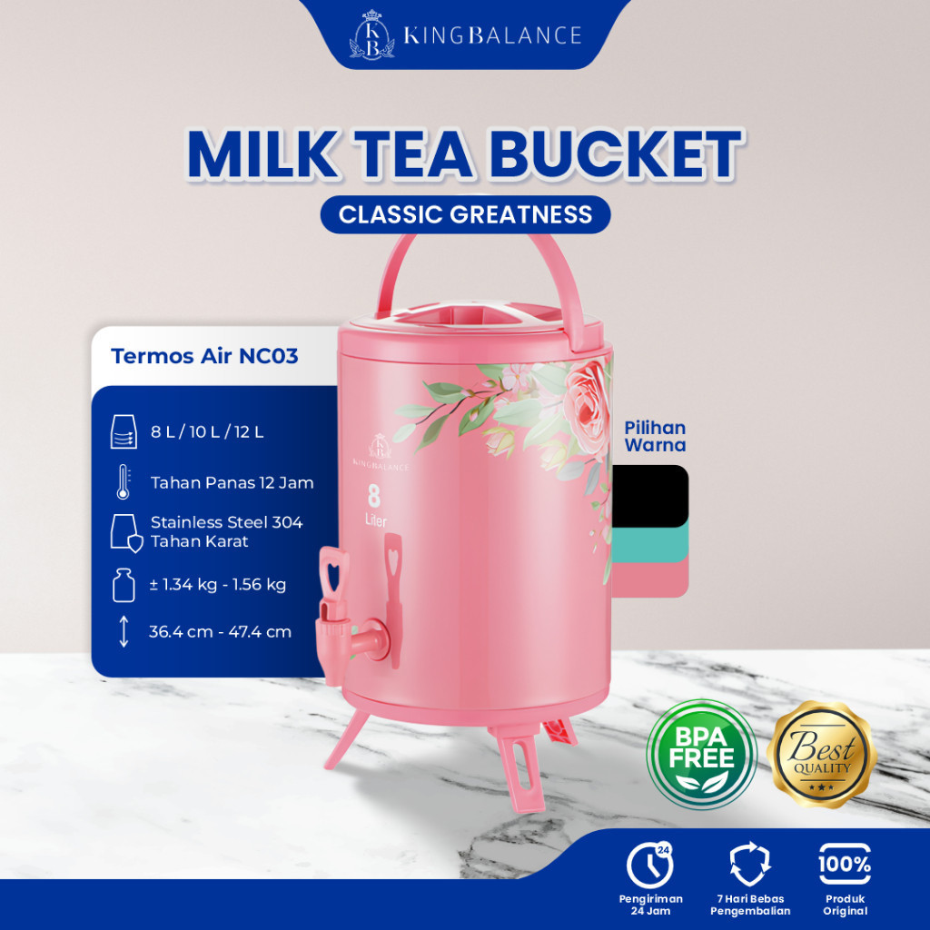 Jual LuxKitchen - Termos Air Tahan Panas Dingin Dispenser Air Minum ...